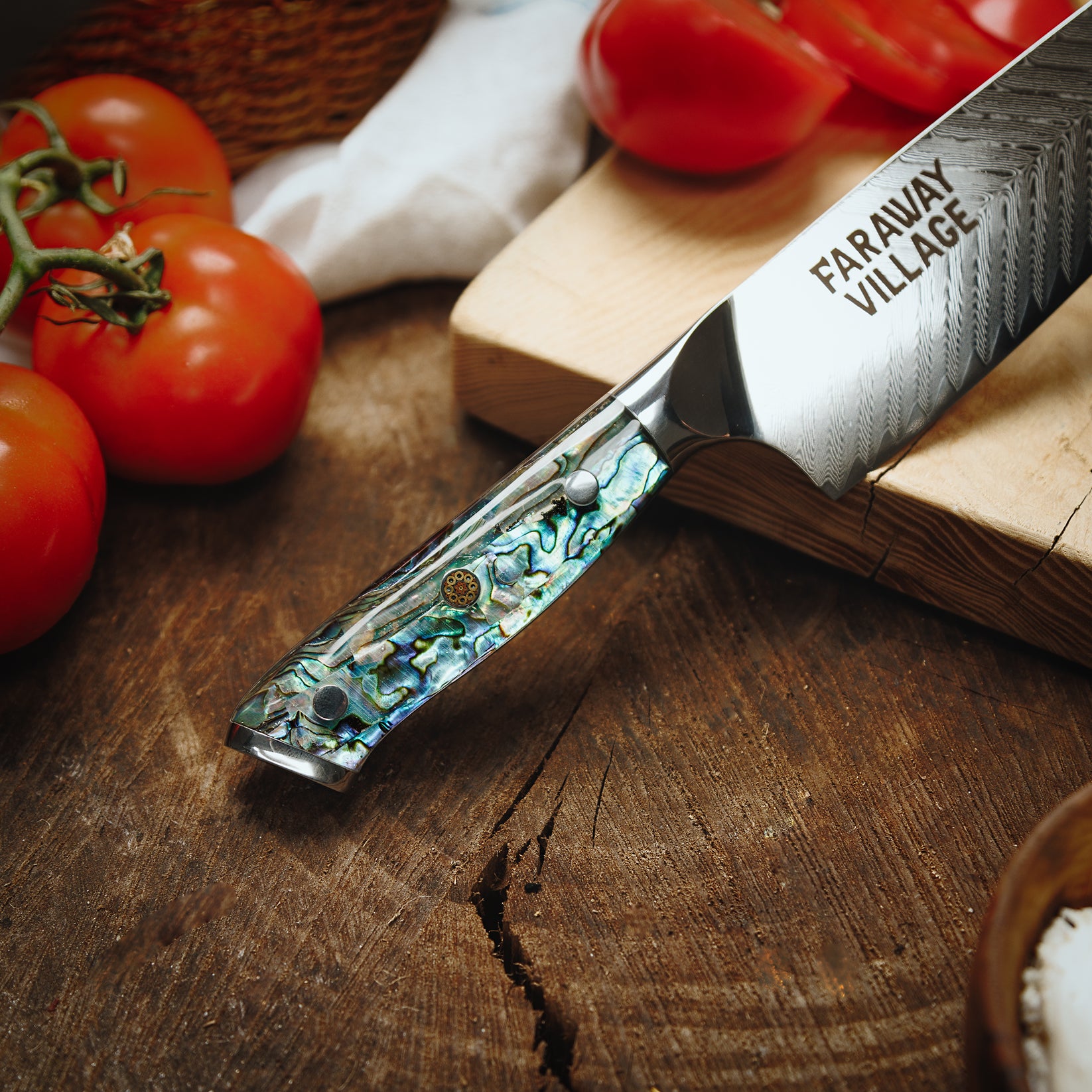 Premium Damascus Chef Knife – Faraway Village